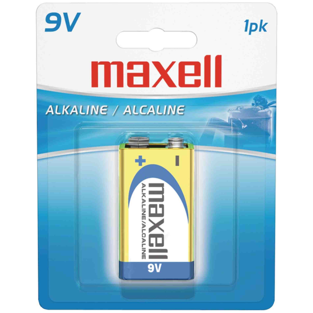 Maxell 9V 6LR61 alkalna baterija